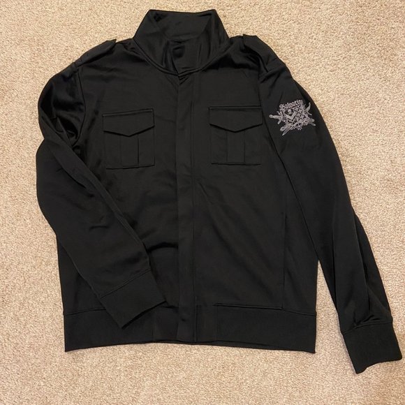Express | Jackets & Coats | Mens Xl Express Black Bomber Track Jacket ...